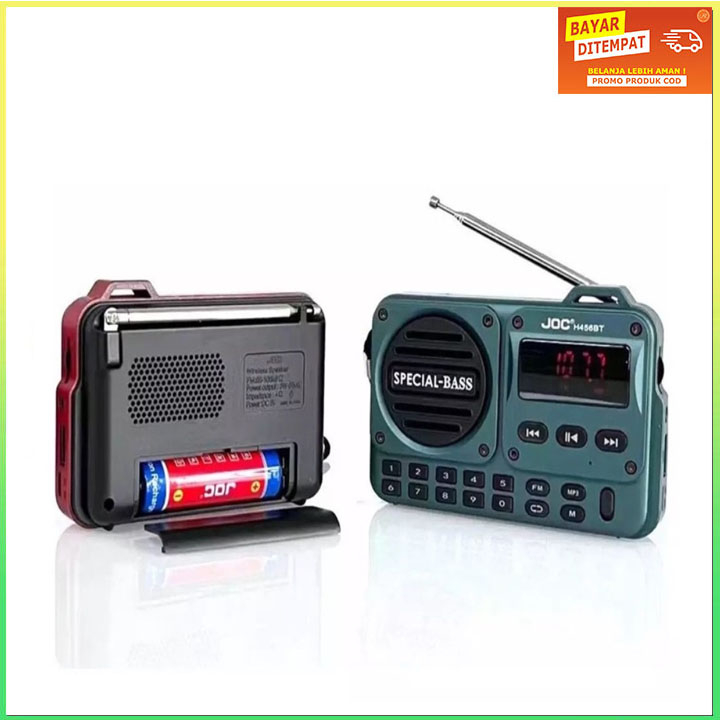 Jual radio FM USB Radio with Bluetooth JOC H456BT Antenna, AUX Input ...