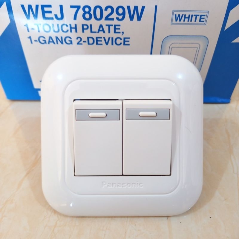 Jual PANASONIC Saklar Seri / Double / Ganda - Putih | Shopee Indonesia