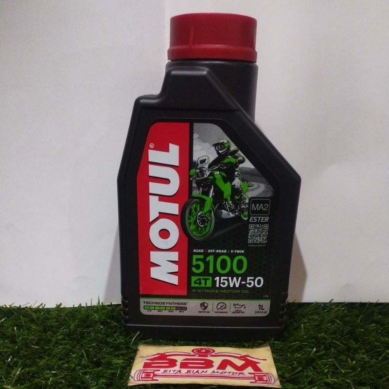 Jual Motul 5100 4T Sae 15W-50 1Liter Technosynthese Original | Shopee ...