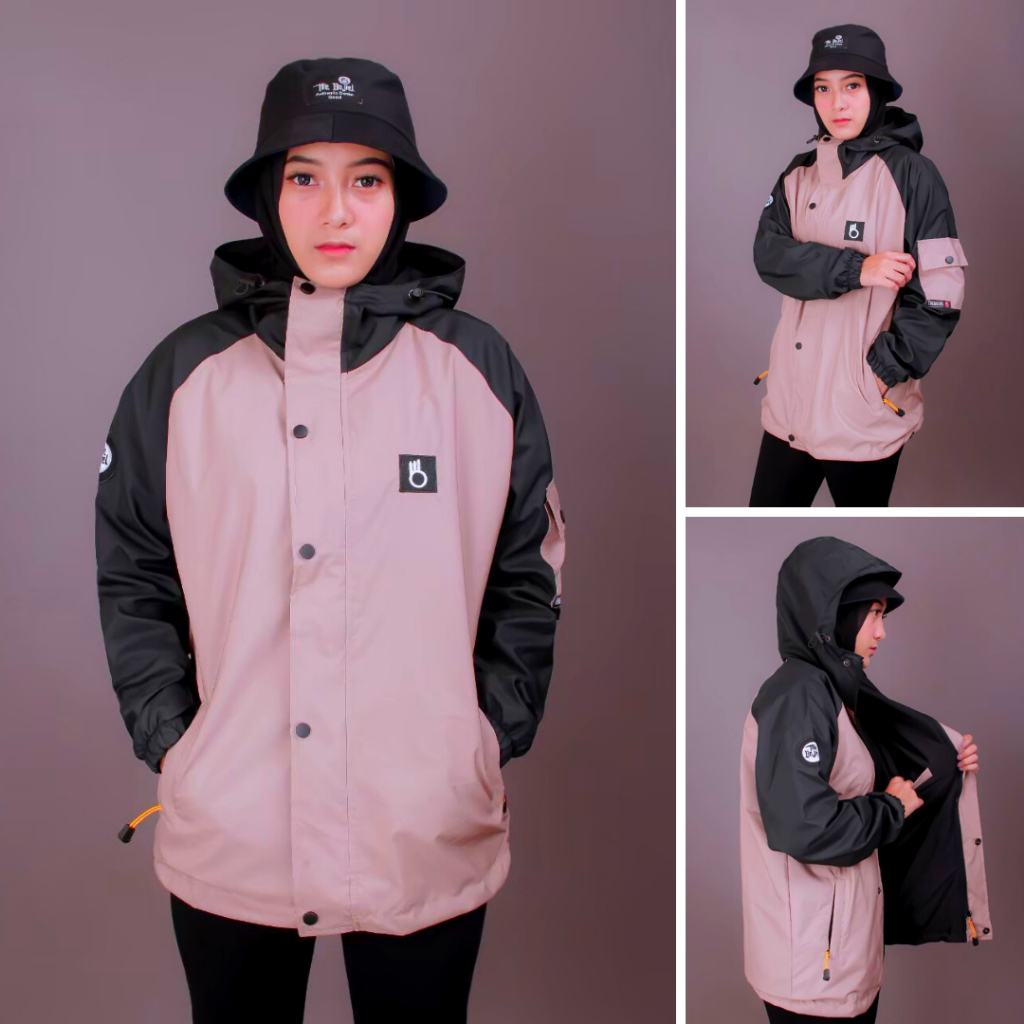 Jual Jaket Parasut Uniseks Waterproof Model REGLAN Branded Original The ...