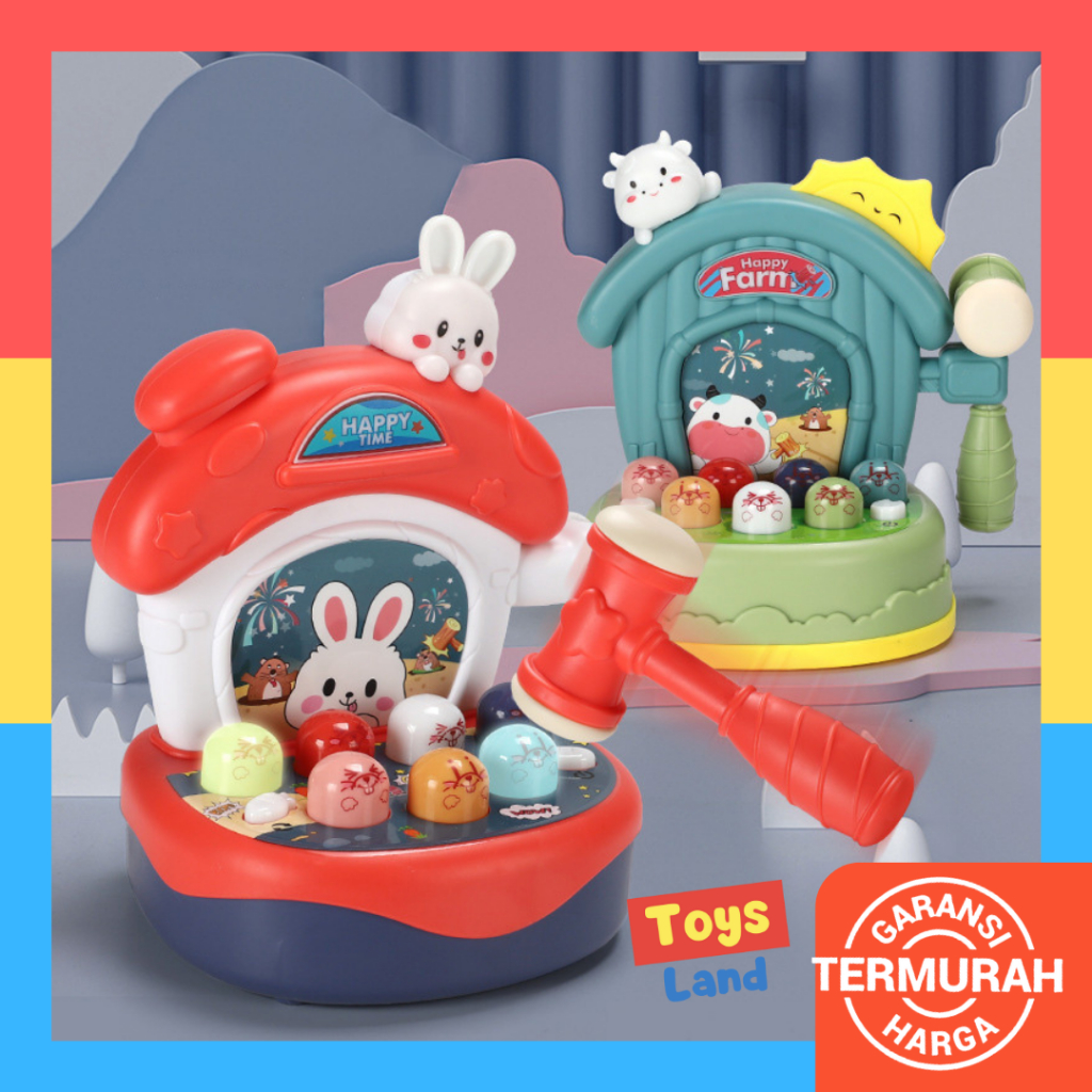 Jual Mainan Anak Hammer Ball Toys Hammer Toys Mainan Balita Mainan ...