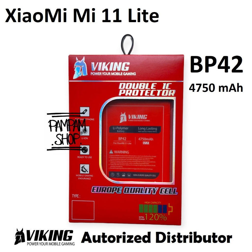 Jual VIKING Baterai Double Power XiaoMi Mi 11 Lite BP42 Mi11 Lite Batre ...