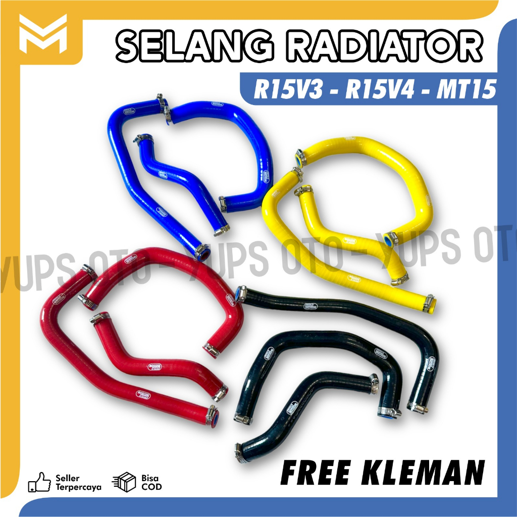 Jual SELANG RADIATOR SET 3pcs FREE KLEMAN SLANG RADIATOR R15 V3 R15 V4 ...