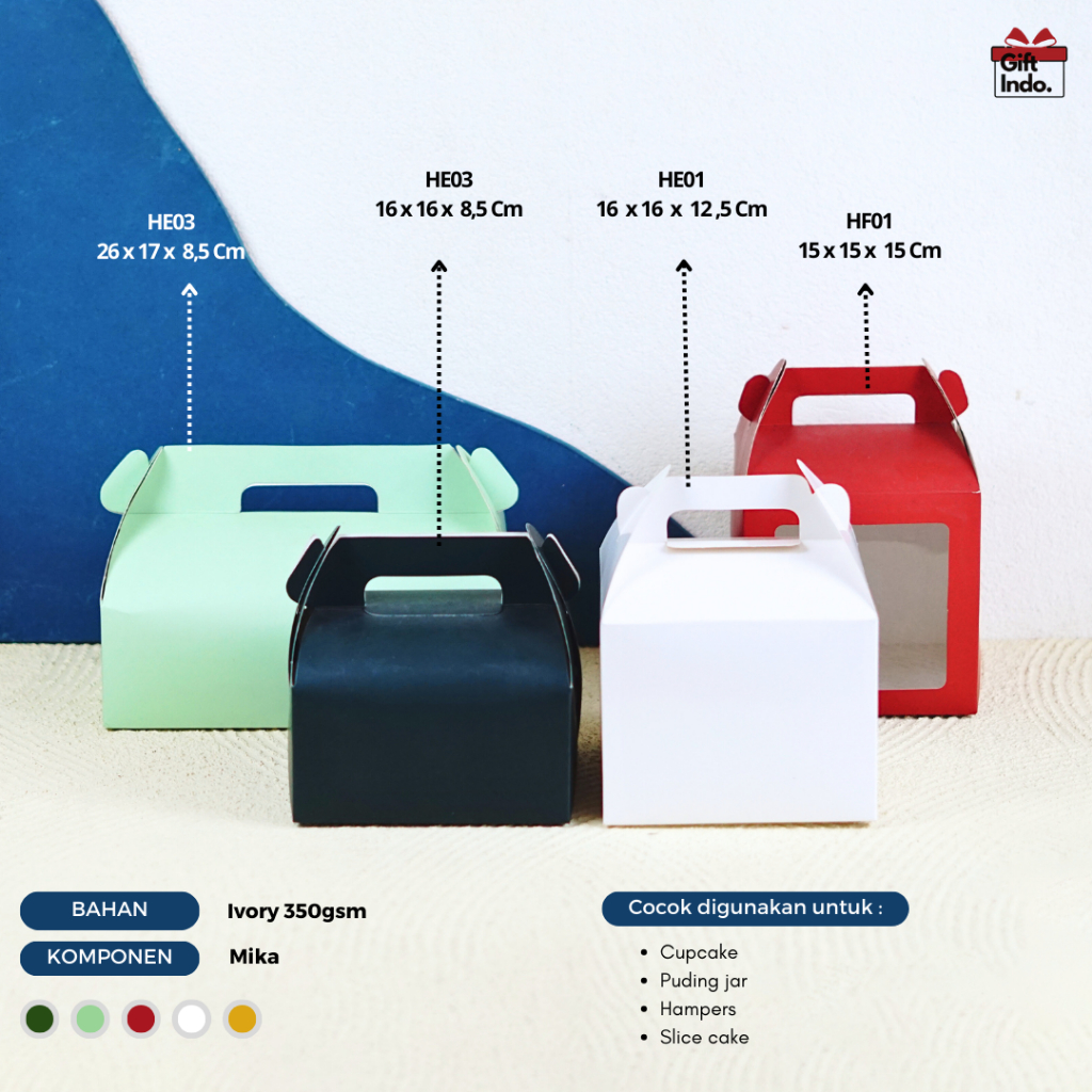 Jual Box Kue Kering / Gable Box / Box Gable Jinjing / Gable Box Bolu ...