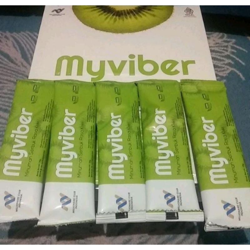 Jual My Viber Minuman Rasa Kiwi MCI 1 Box Isi 20 Sachet | Shopee Indonesia