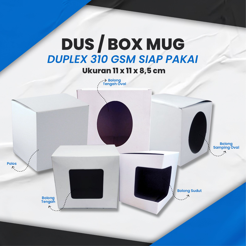 Jual Dus Box Mug Polos | Dus Mug Keramik | Shopee Indonesia