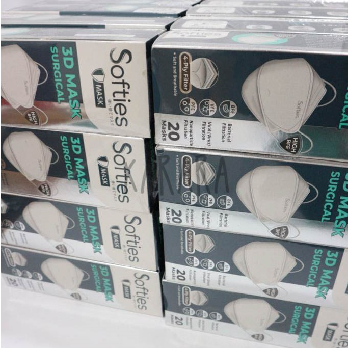 Jual MASKER SOFTIES 3D MASK SURGICAL 4ply - KF94 | Shopee Indonesia