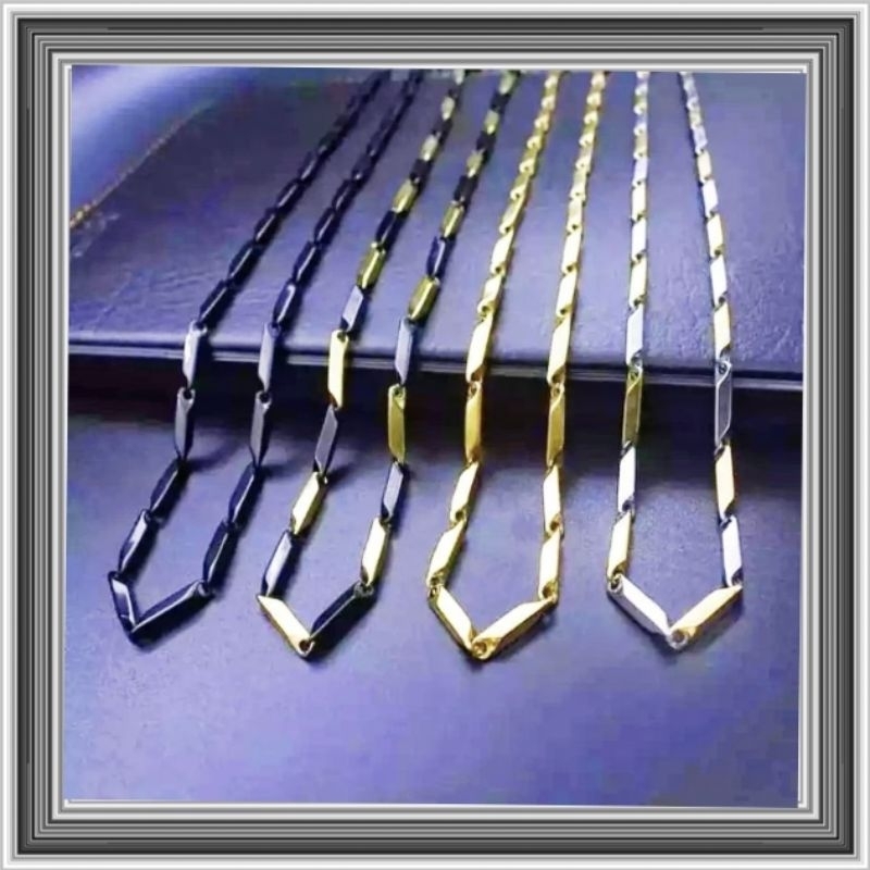 Jual KALUNG TITANIUM PRIA KALUNG PRIA ANTI KARAT KALUNG PRIA STAENLESS ...