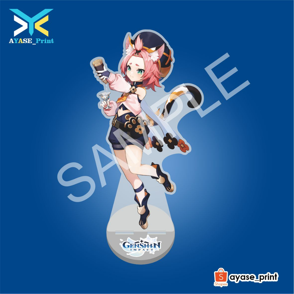 Jual GENSHIN IMPACT MONSTADT Akrilik Standee Aether Albedo Amber ...