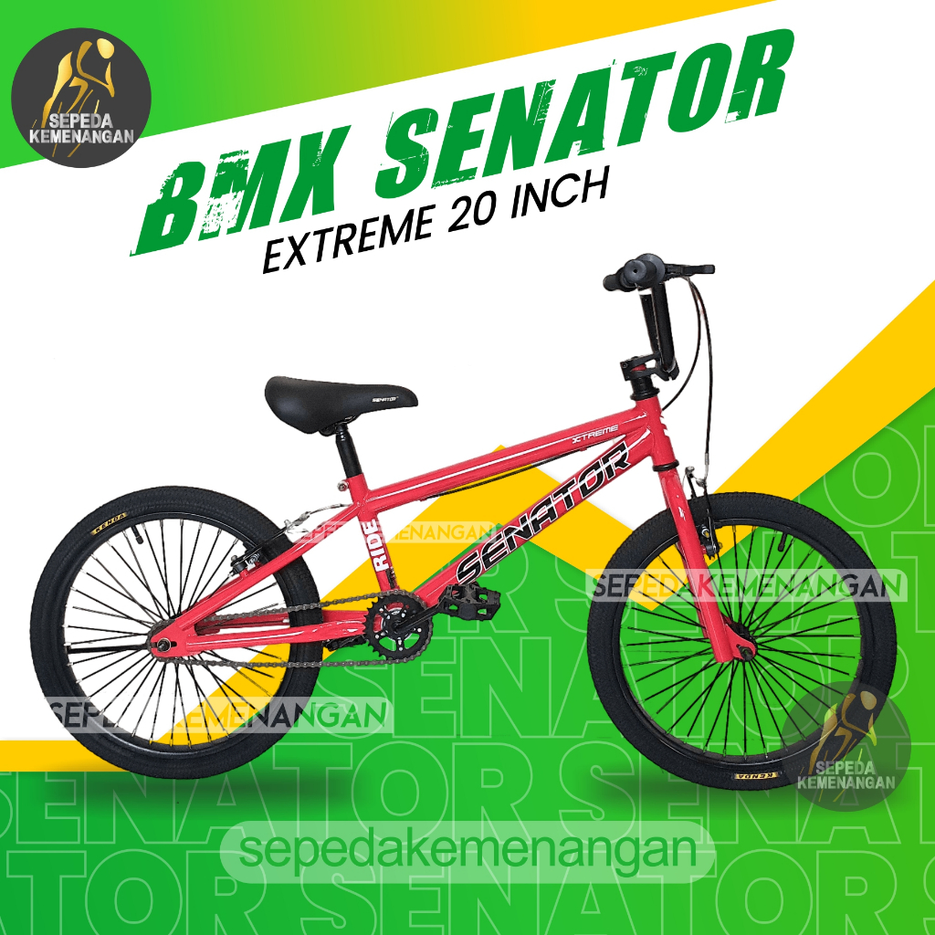 Jual SEPEDA ANAK BMX SENATOR EXTREME UKURAN 20 INCH | Shopee Indonesia