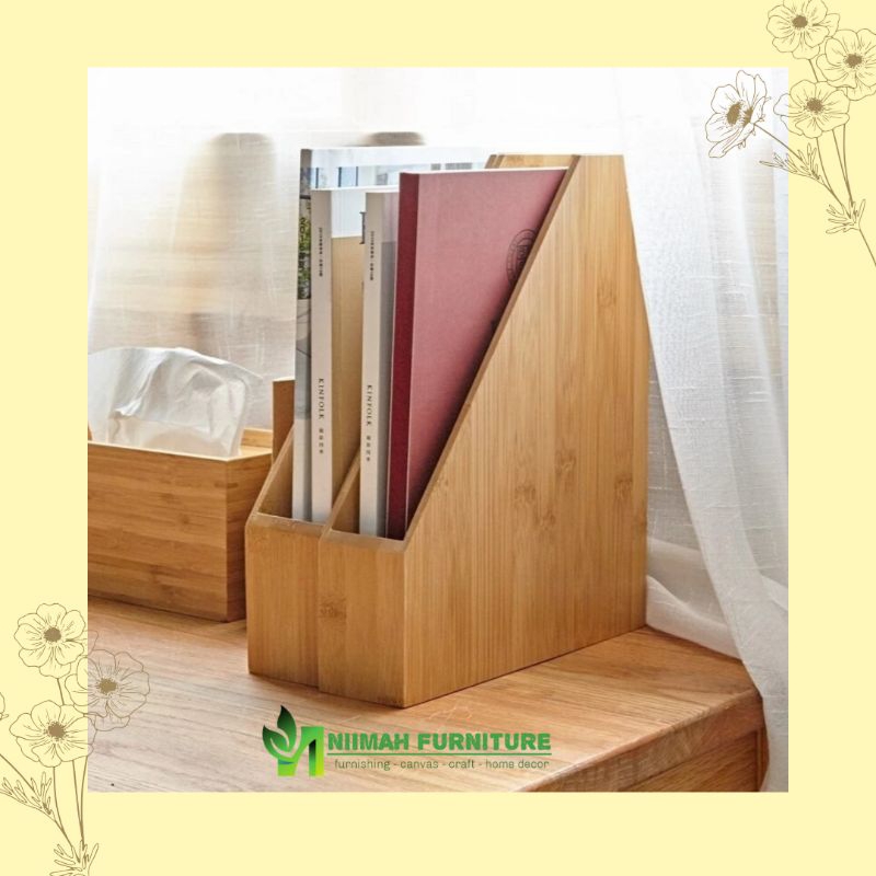 Jual Box File Aesthetic Kayu Jati Belanda wooden desk office file and ...