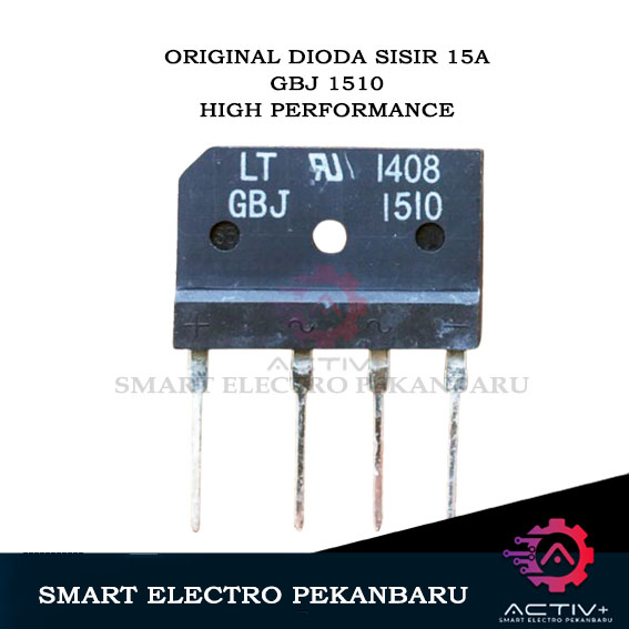 Jual ORIGINAL MIC DIODA SISIR 15A 1000V GBJ1510 BRIDGE DIODE 15A DIODE ...