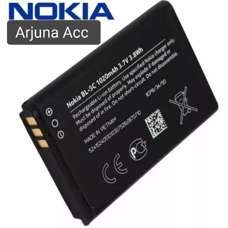 Jual Baterai BL 5CB/ BL 4CB/ BL 4C/ BL 5C ORI 100 Batterai Batre Bat Nokia Lama Original Asli ...