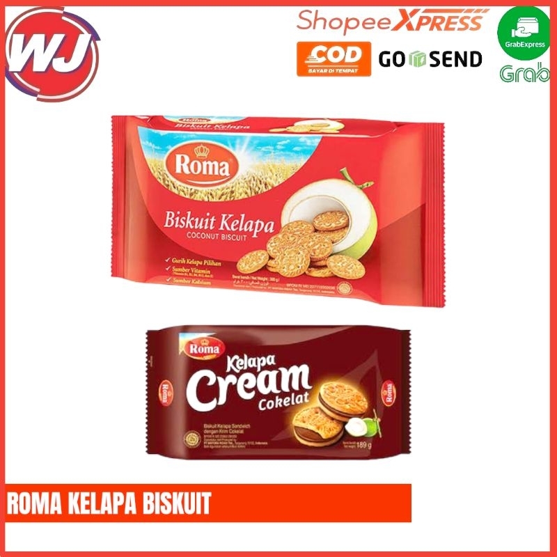 Jual ROMA BISKUIT KELAPA | Shopee Indonesia