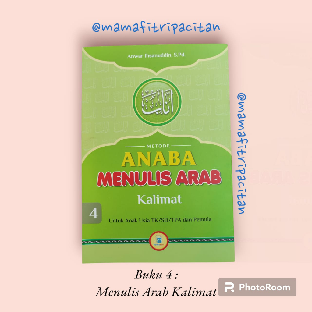 Jual Buku Menulis Huruf Arab metode ANABA untuk Anak dan Pemula Buku ...