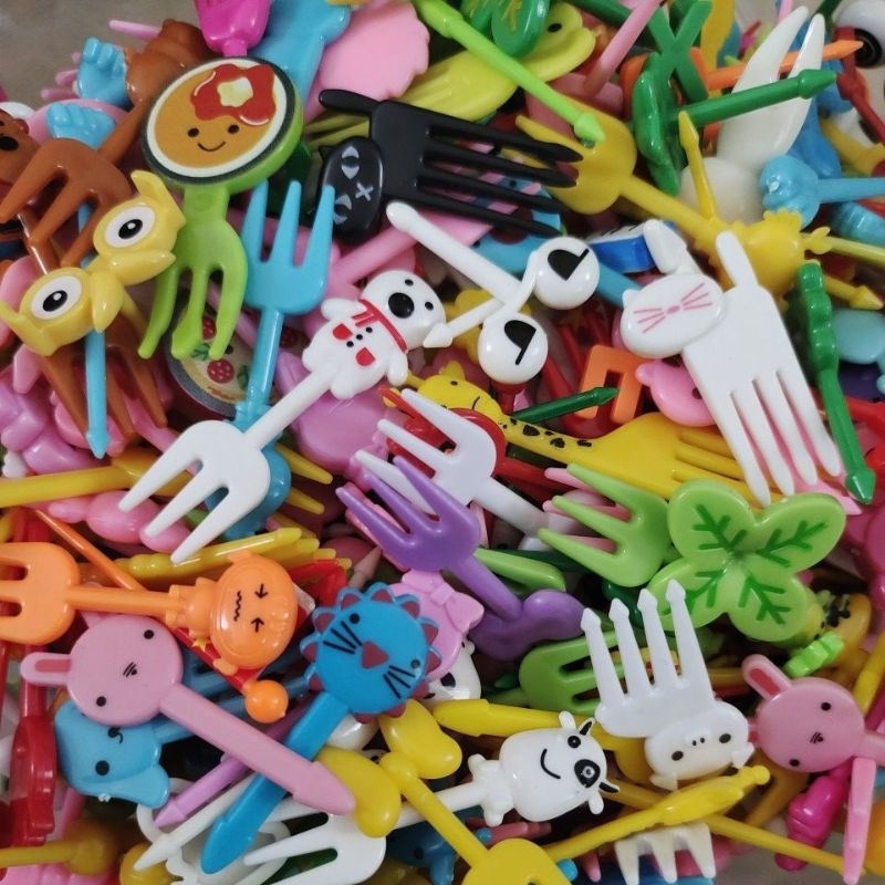 Jual Bento food picks character / garpu buah lauk snack jajan sushi ...