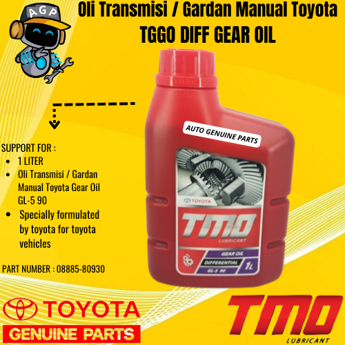 Jual OLI TRANSMISI / GARDAN MANUAL TOYOTA - TGGO DIFF GEAR OIL 08885 ...