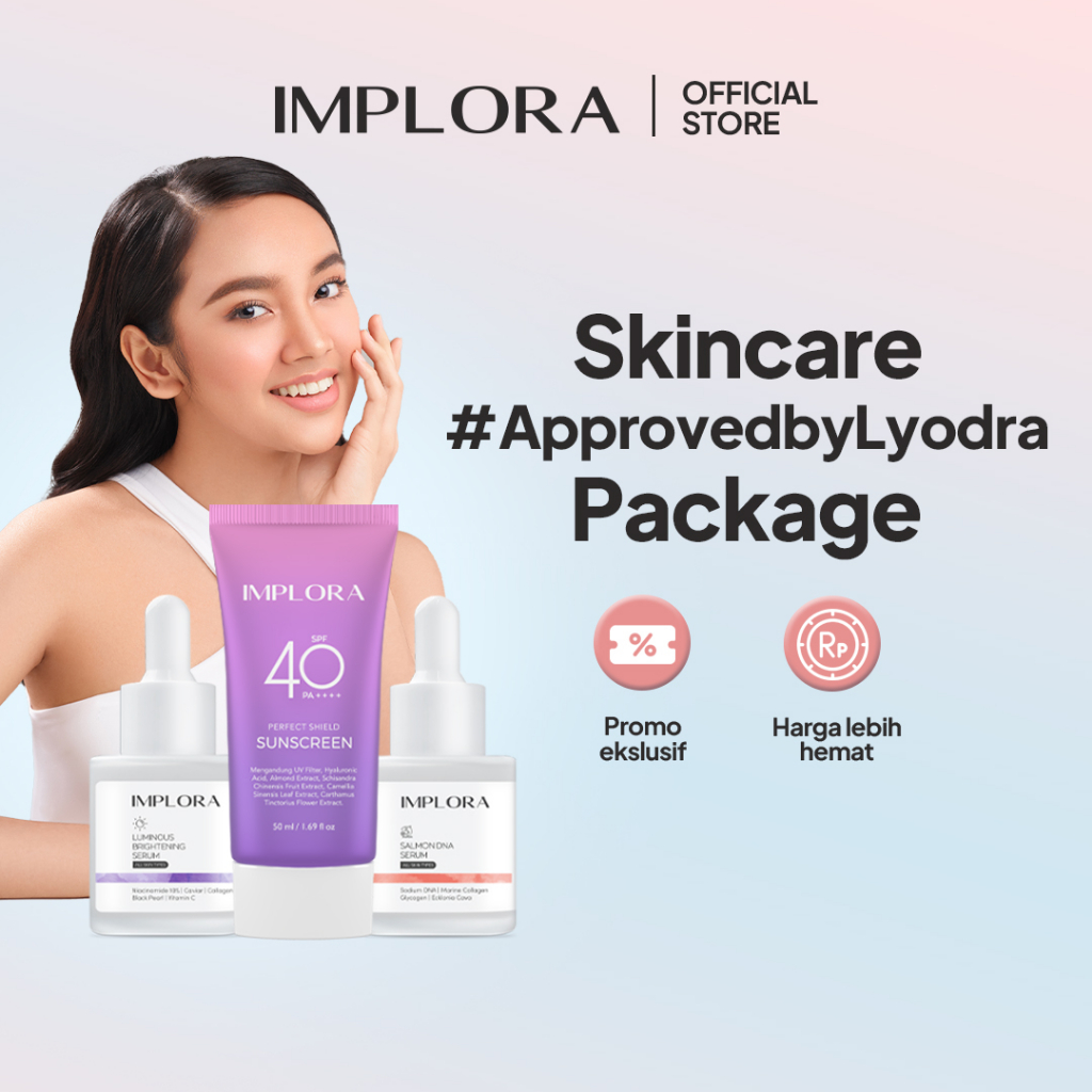 Jual Implora Skincare #ApprovedBy Lyodra Package | Shopee Indonesia
