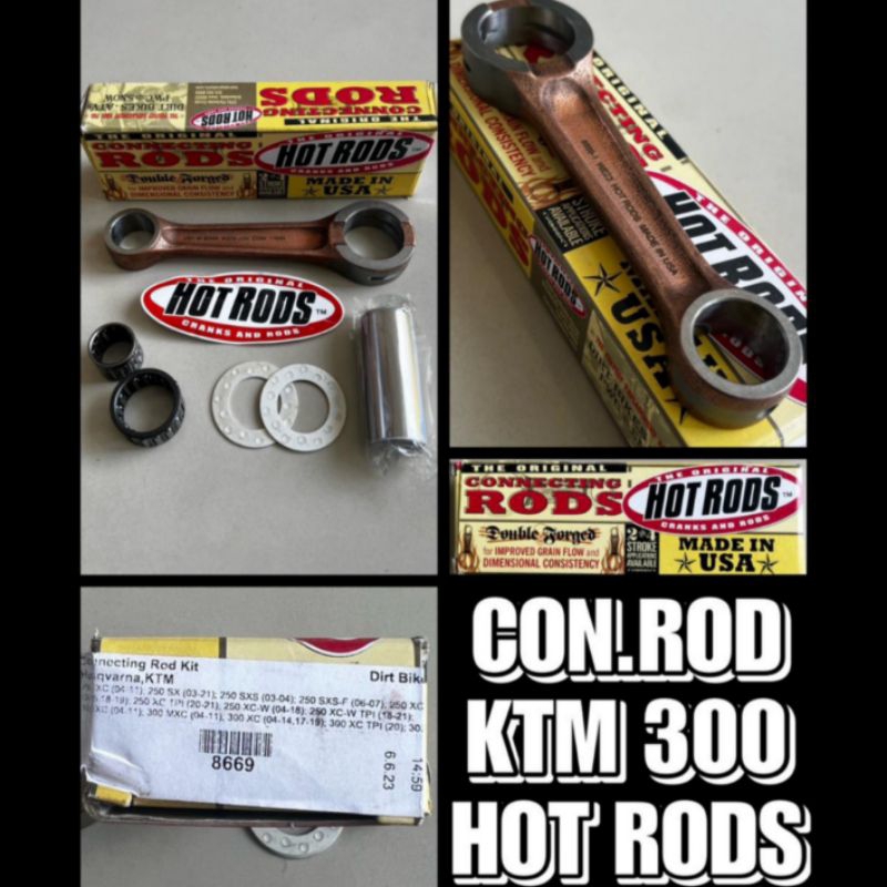 Jual HOT RODS CONECTION ROD KTM 250/300 CONROD SETANG PISTON KTM ...