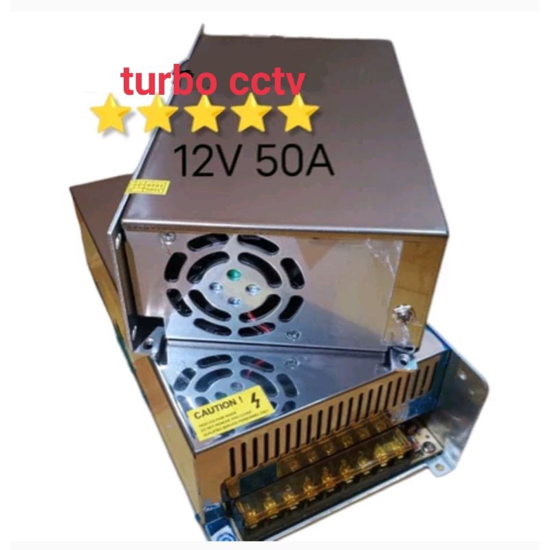 Jual Power supply switching ac - dc 12v 50a trafo led strip 50 ampere 12 volt 500watt -600watt ...