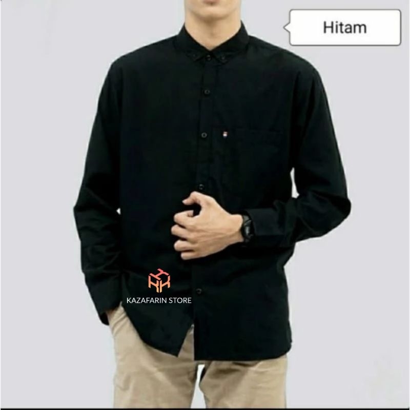 Jual KEMEJA Hitam Polos| Kemeja Formal| Kemeja Hitam Polos Pria Lengan ... Jual KEMEJA Hitam Polos| Kemeja Formal| Kemeja Hitam Polos Pria Lengan ...