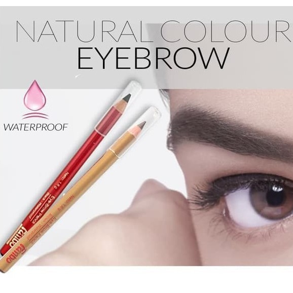 Jual FANBO EyeBrow Pencil Waterproof (Batang Merah / Gold) | Shopee ...