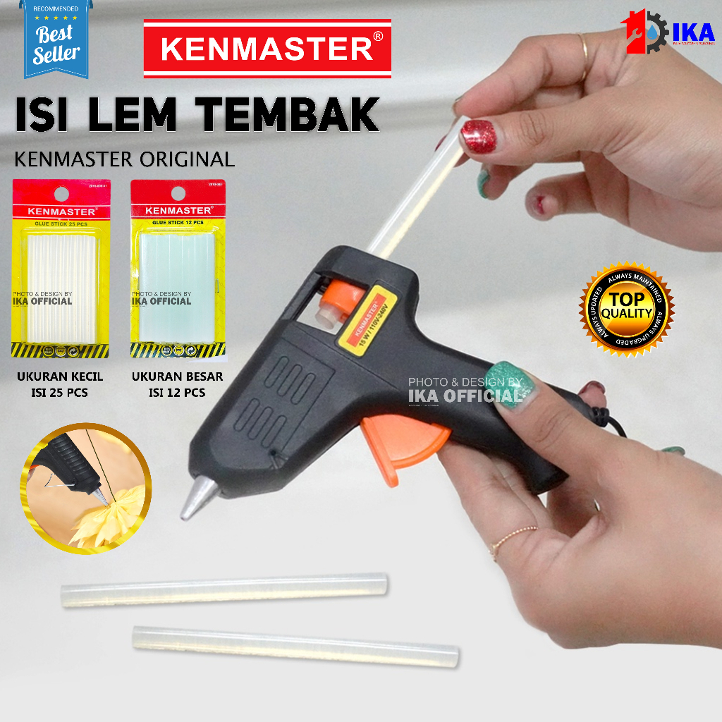 Jual KENMASTER Lem Stick Kecil Isi 25 pcs / Lem Stik isi Besar 12 pcs ...