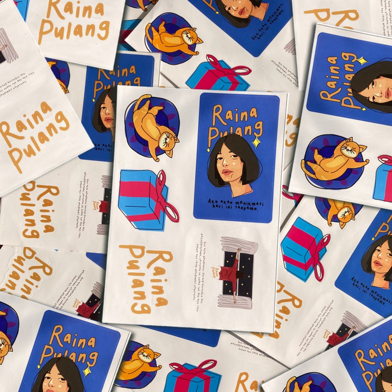 Jual Stiker Pak 1 | Raina Pulang | Shopee Indonesia