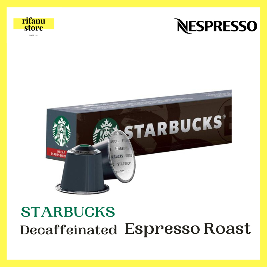 Jual Nespresso Starbucks Decaf Espresso Roast Coffee Capsule | Shopee ...