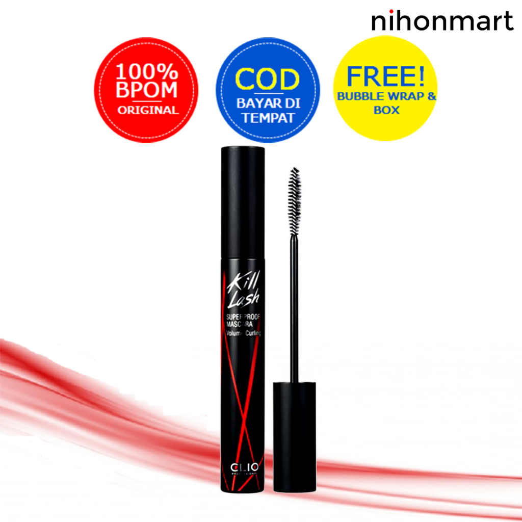 Jual Clio Kill Lash Superproof Mascara (Volume Curling) 7g | Shopee ...