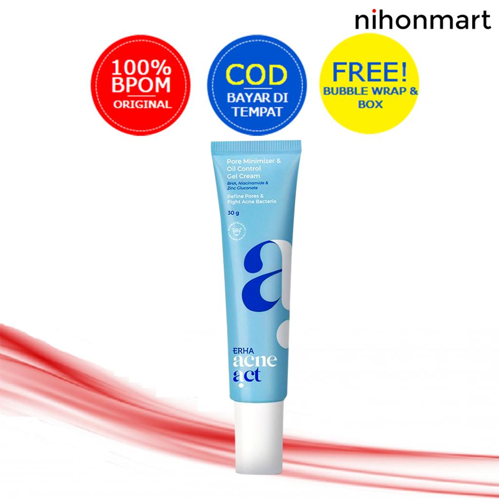 Jual Erha Acneact Pore Minimizer & Oil Control Gel Cream 30g | Shopee Indonesia