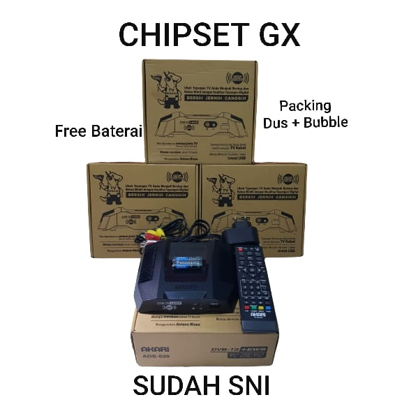Jual STB AKARI ADS - 525 SET TOP BOX AKARI ADS - 525 DVBT2 SNI | Shopee ...