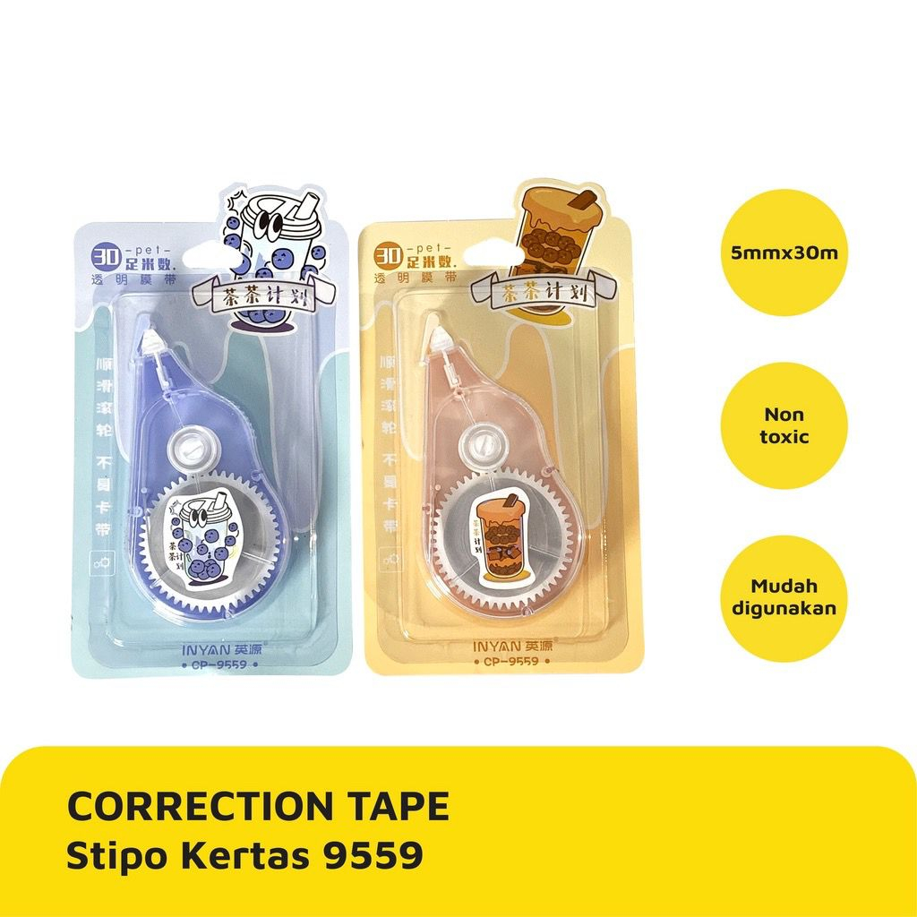 Jual TIP-EX KERTAS / TIP-EX / CORRECTION TAPE 9559 / Tip-Ex Motif Korea ...