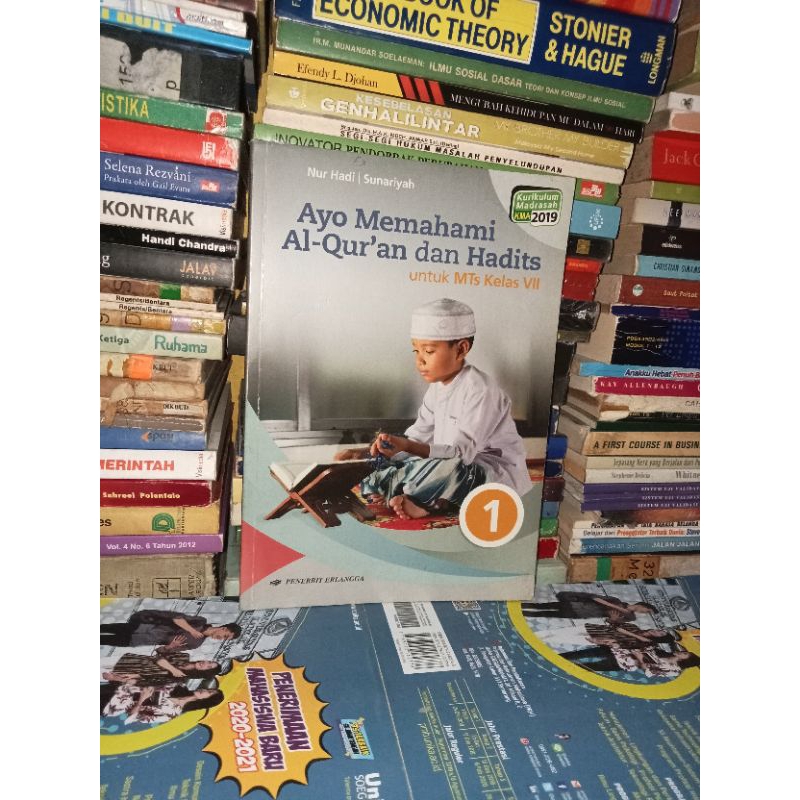 Jual original buku ayo memahami Alquran dan hadits untuk mts kelas 1 - Erlangga | Shopee Indonesia