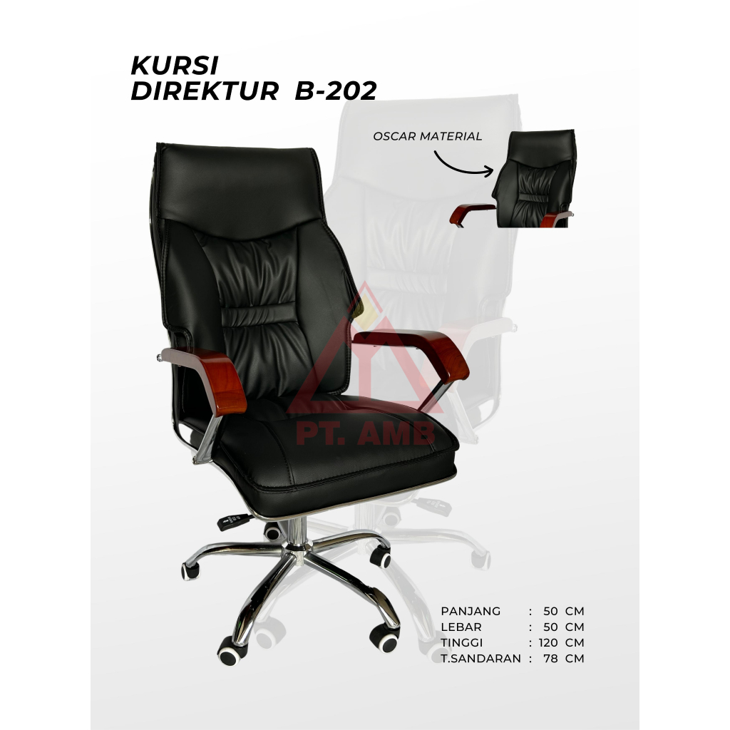 Jual KURSI KERJA/KURSI KANTOR/KURSI PUTAR KANTOR/KURSI MANAGER HIDROLIK ...