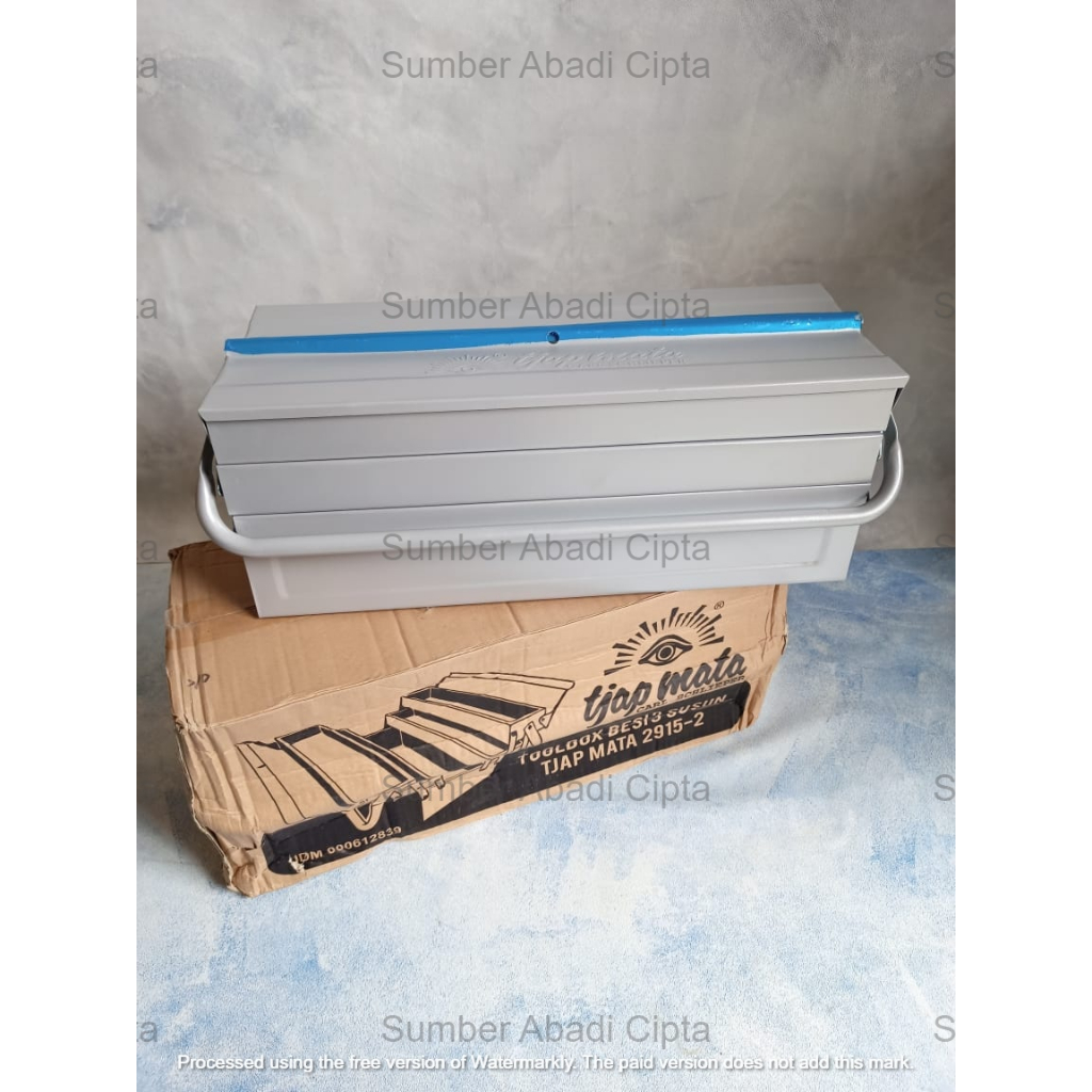 Jual TJAP MATA Toolbox Tool Box Kotak Kunci Perkakas Besi 3 Susun ...