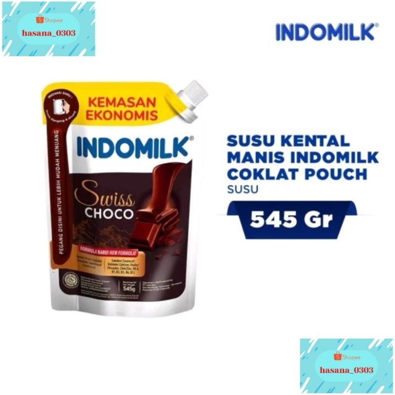 Jual Susu Kental Manis Indomilk Coklat Pouch 545gr | Shopee Indonesia