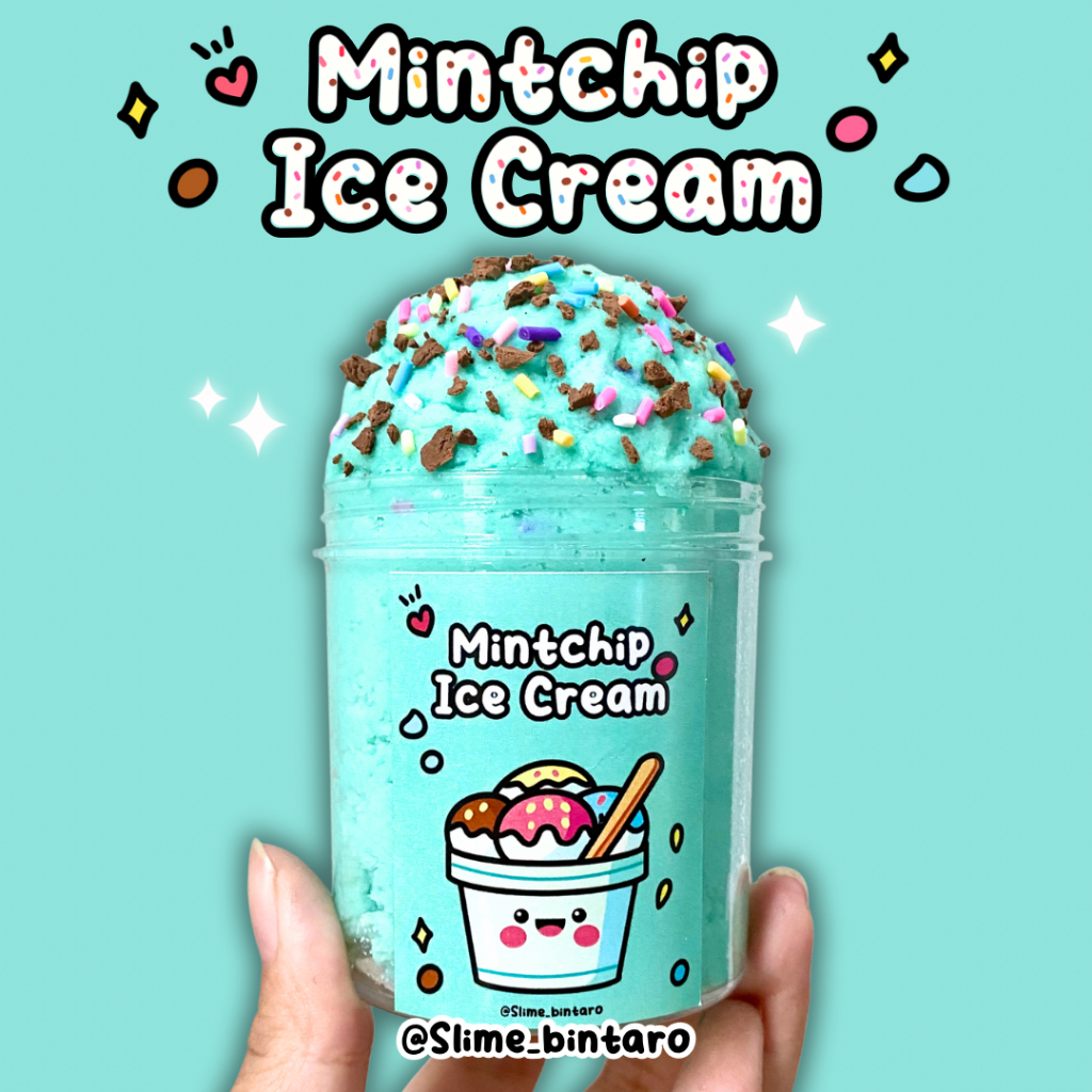 Jual MINTCHIP ICE CREAM SLIME BY SLIME BINTARO || MINT SLIME || SLIME TERMURAH || SLIME ...