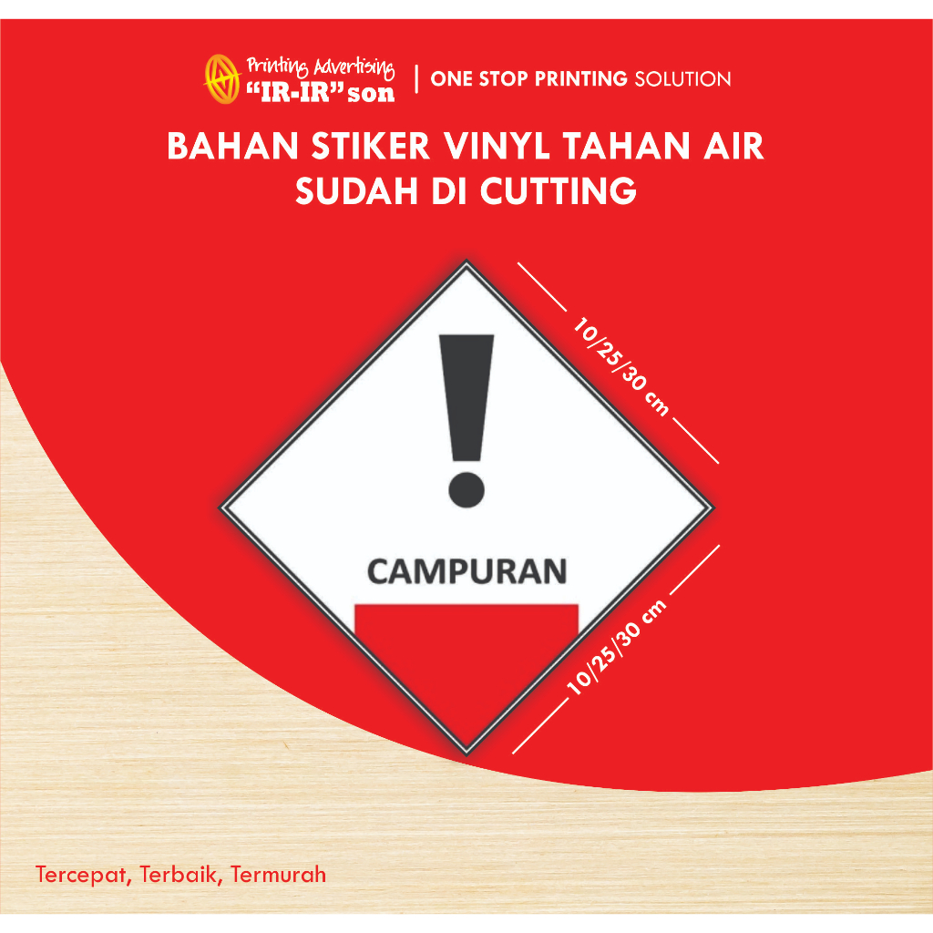 Jual STIKER B3 SAFETY SIGN RAMBU LIMBAH BERACUN | Shopee Indonesia