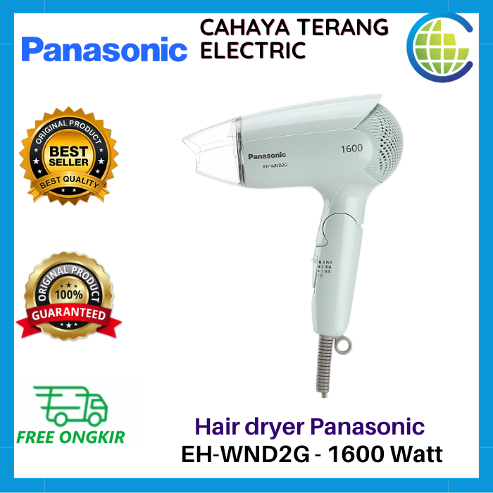 Jual Panasonic Hair dryer EH-WND2G Pengering Rambut Lipat - 1600 Watt ...