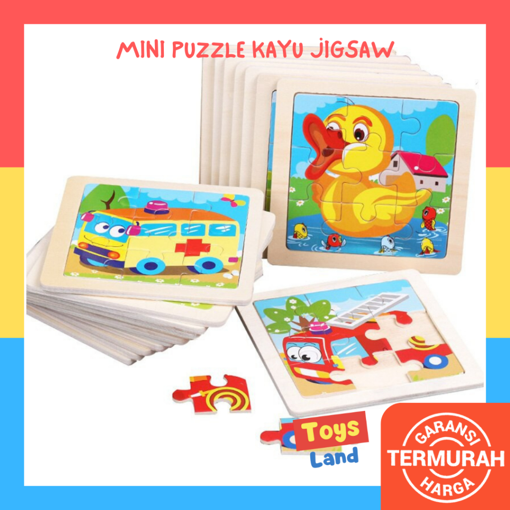 Jual Mini Puzzle Kayu Jigsaw Puzzle Anak Puzzle Kayu Puzzle 3D Mainan ...