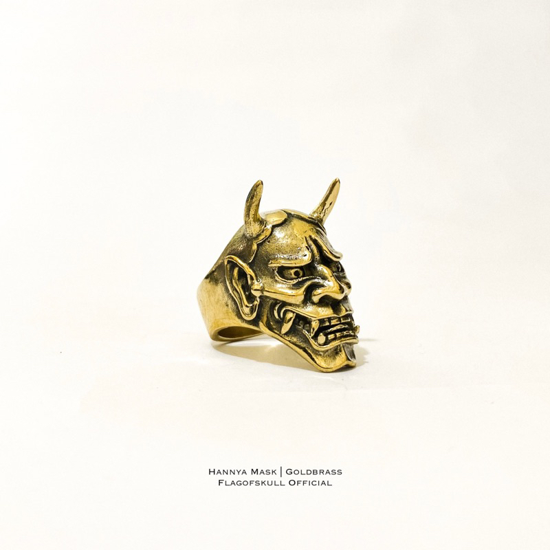 Jual Hannya Mask Ring | Goldbrass, Flagofskull Official | Shopee Indonesia