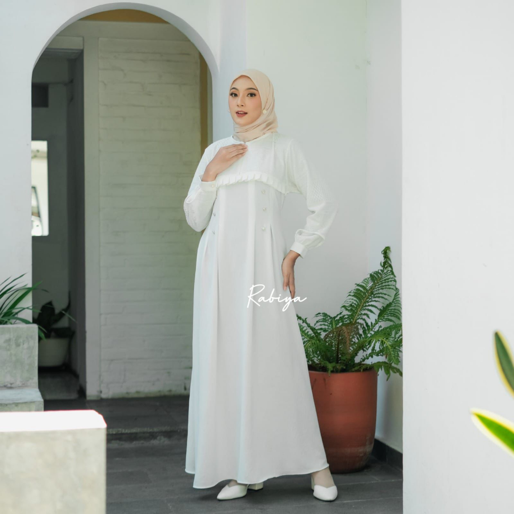 Jual COD Inara Dress Jumbo M L XL XXL 3XL 4XL LD 90-140cm // Gamis ...