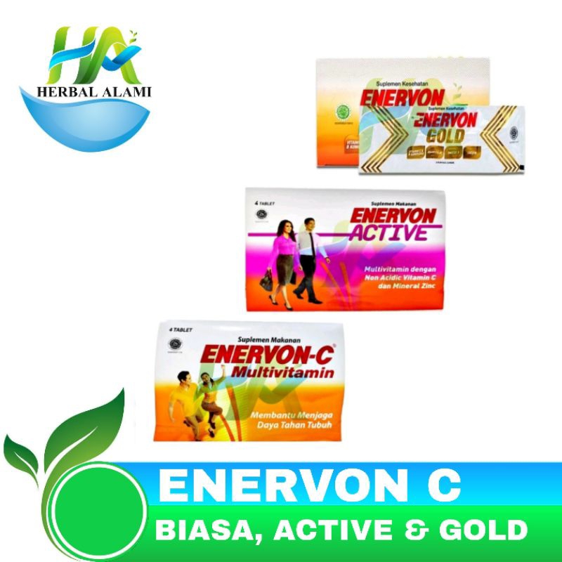 Jual Enervon C Tablet isi 4 - Enervon-C Multivitamin | Shopee Indonesia