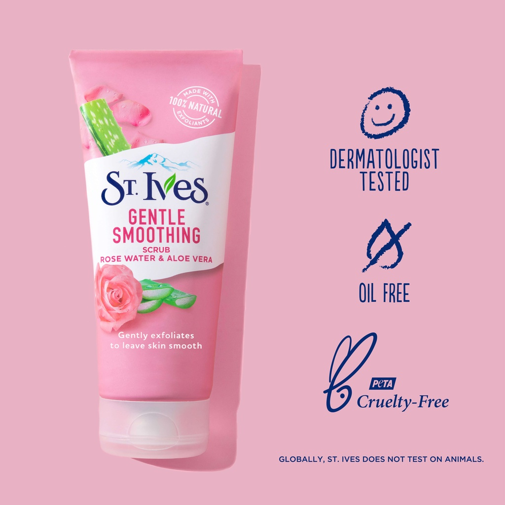 Jual [original] St Ives Gentle Smoothing Rose Water And Aloe Vera Face