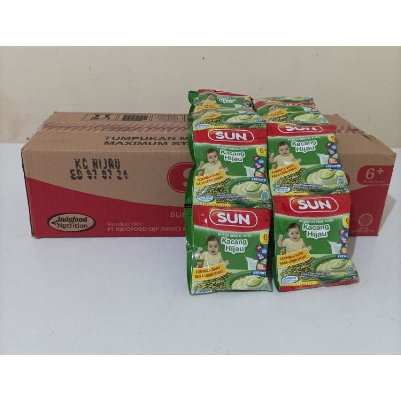 Jual bubur sun sachet 20gr / 1 dus / 80 sachet | Shopee Indonesia