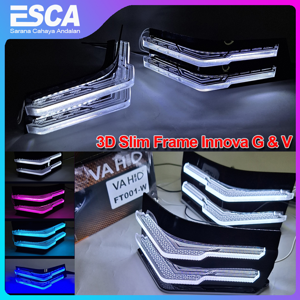 Jual 3D Slim Frame Custom Innova Reborn | Premium 3D DRL Lazy Slim ...