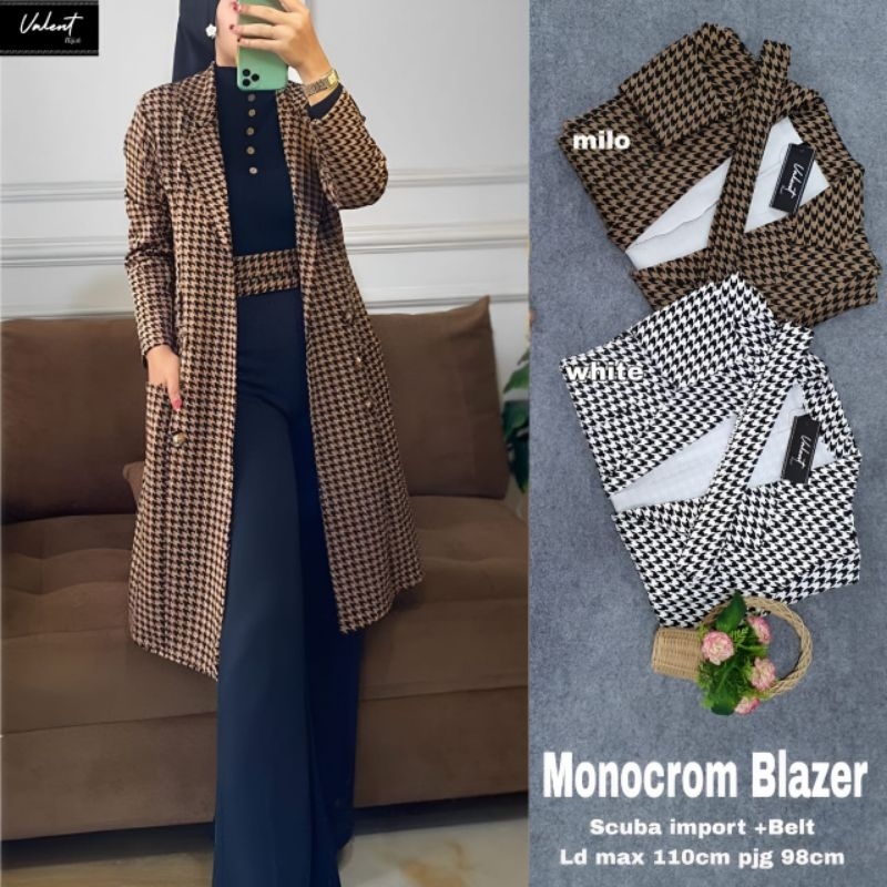 Jual MONOCROM BLAZER BY VALENT 12 | Shopee Indonesia