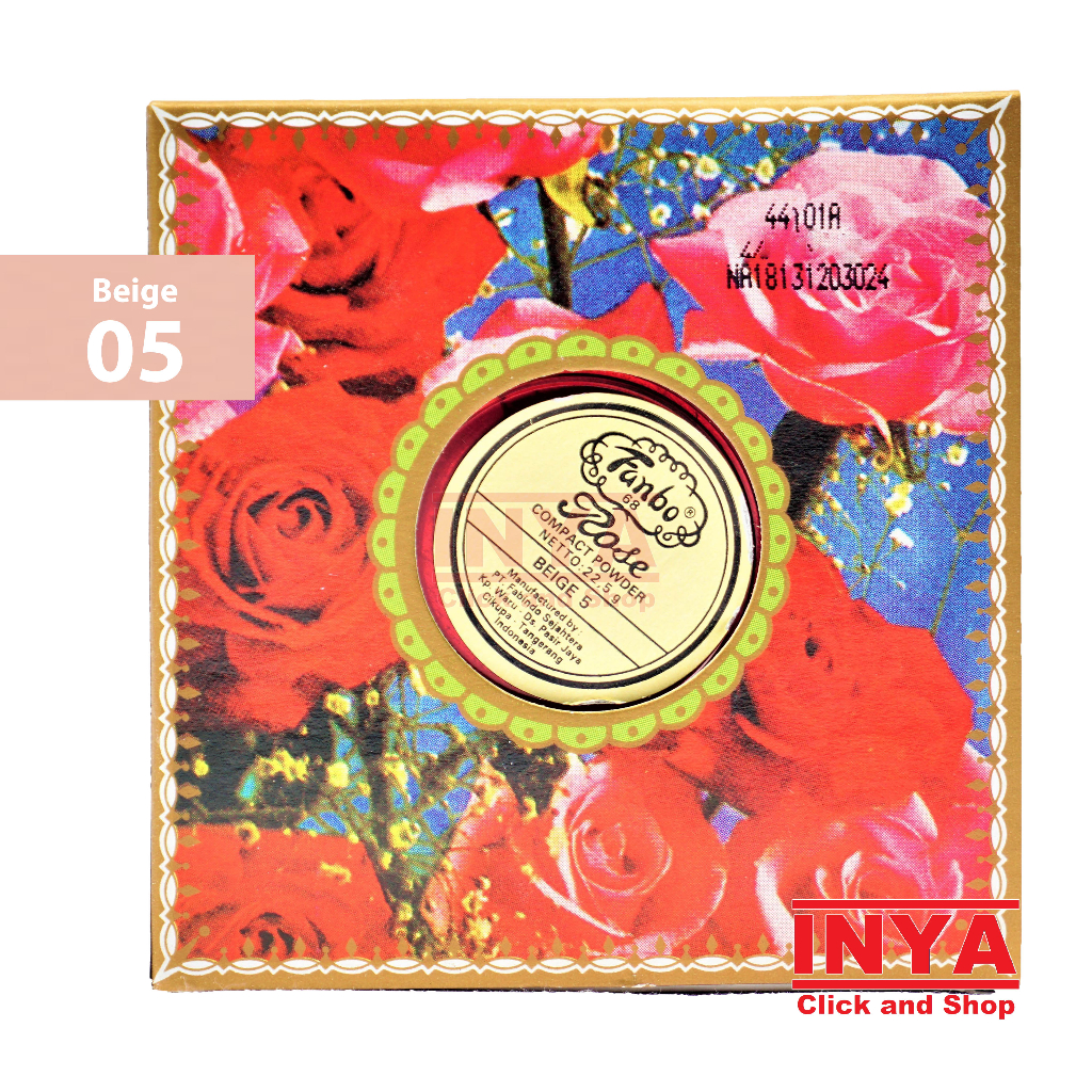 Jual BEDAK FANBO 68 ROSE 5 BEIGE 22.5gr - COMPACT POWDER | Shopee Indonesia