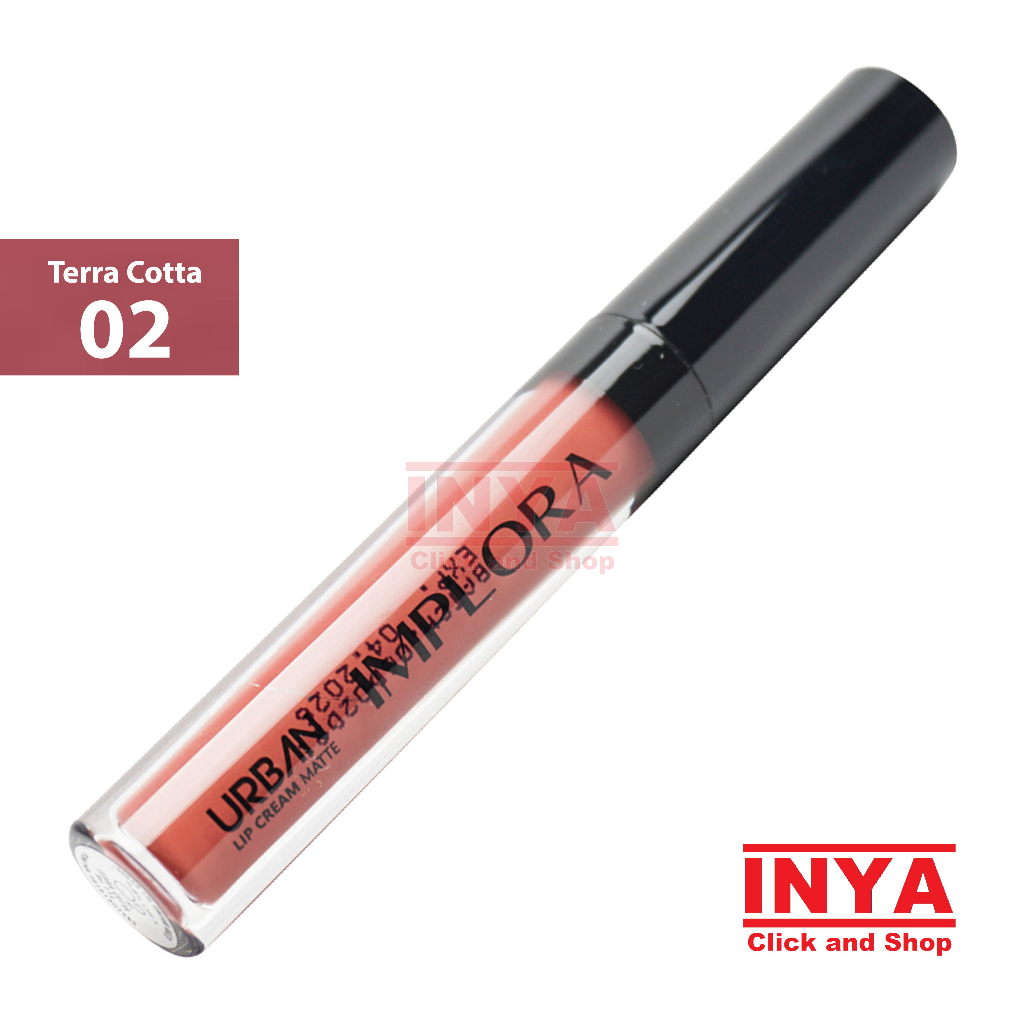 Jual IMPLORA URBAN LIP CREAM MATTE 02 TERRA COTTA 2.9gr | Shopee Indonesia